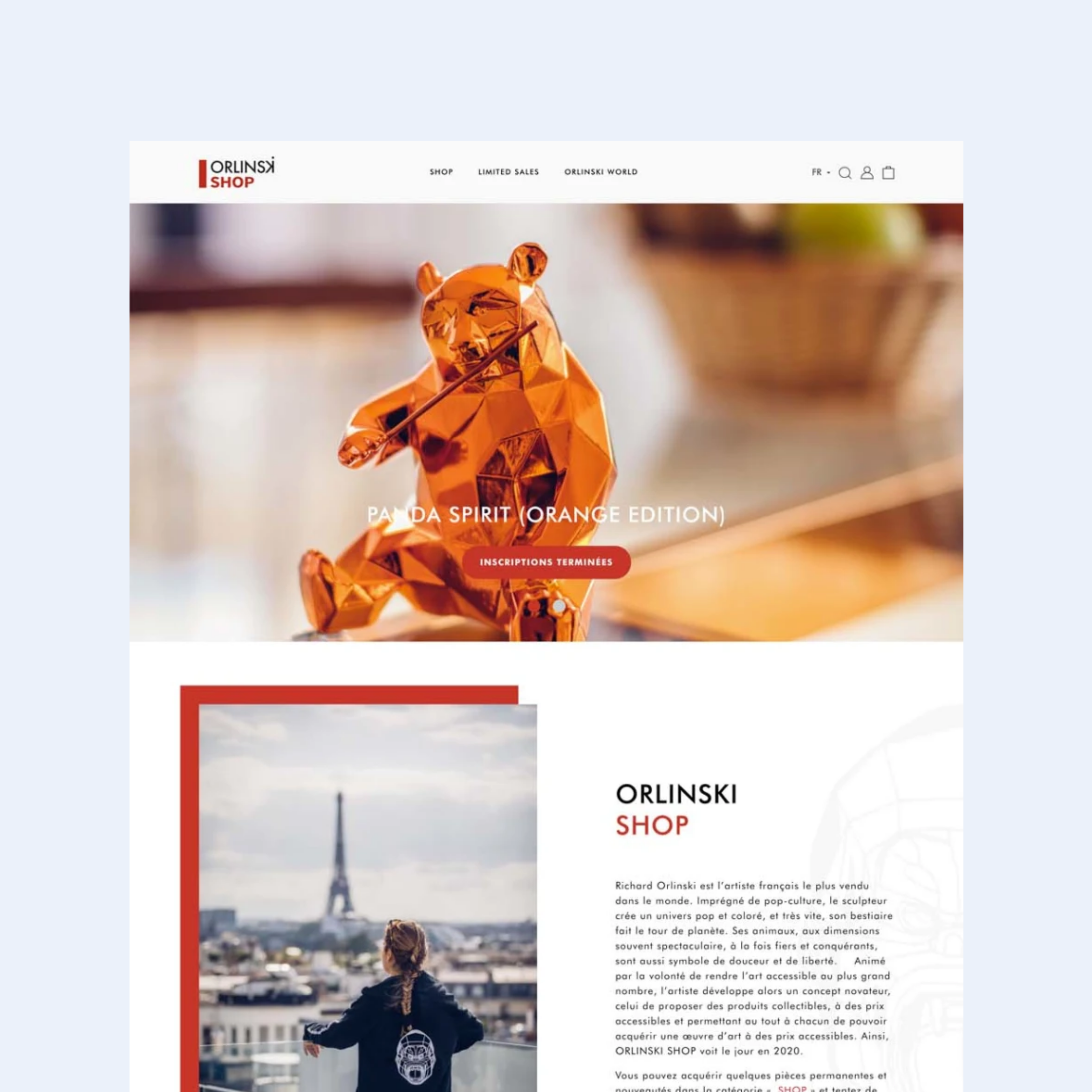 Projet Orlinski Shop - Beyonds