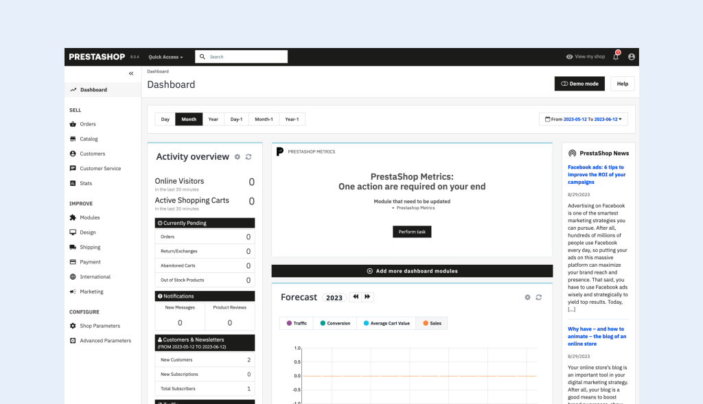 PrestaShop 9 : Découvrez les nouveautés et changements à venir